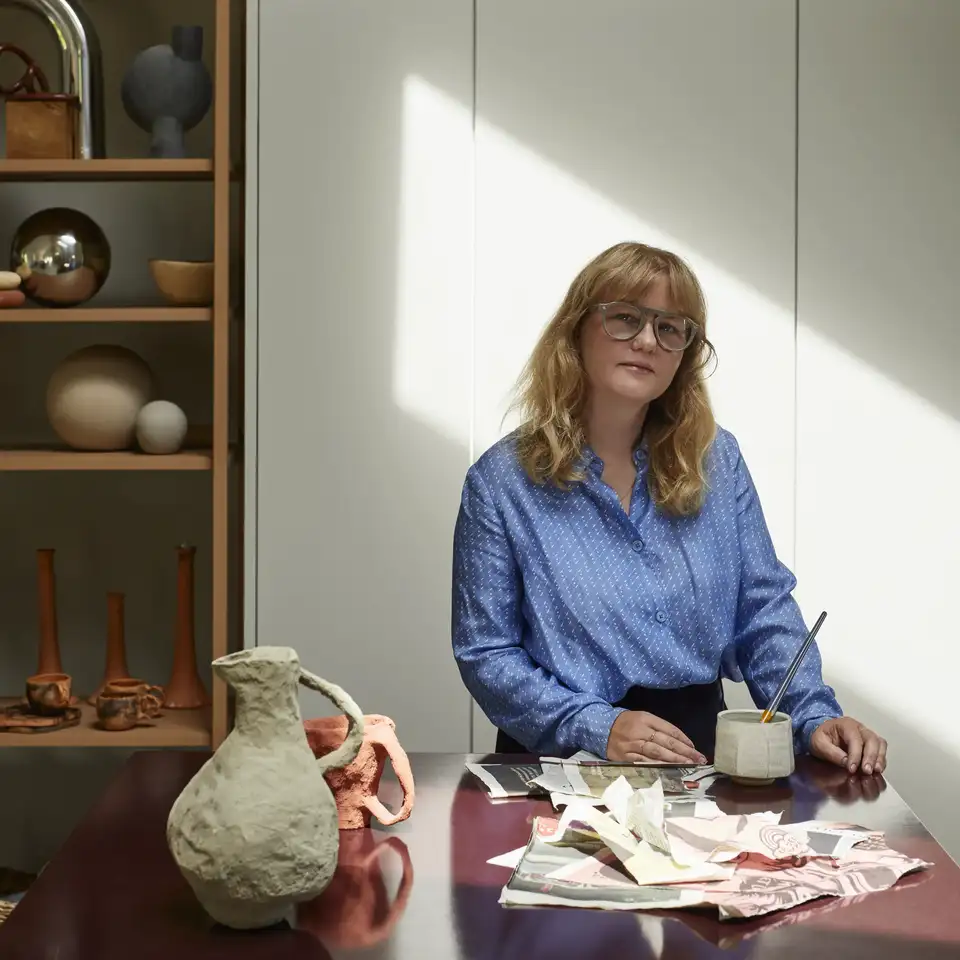 Un viaggio all'interno dello studio della stylist d'interni Merete Vyff ...