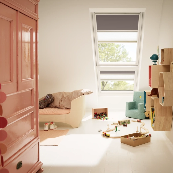 VELUX Duo blendingsgardiner til VELUX takvinduer